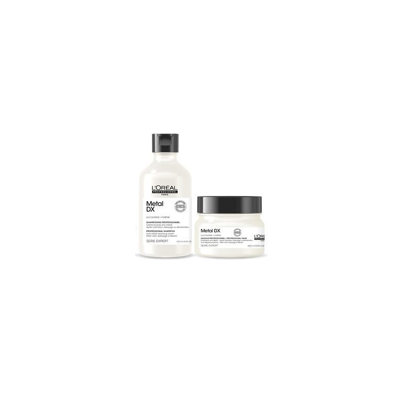 L'Oréal Professionnel Metal DX Shampoo 300ml + Mask 250ml Paket