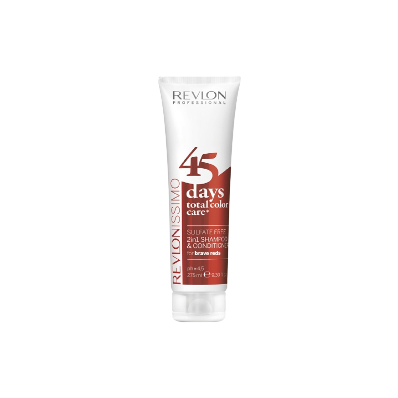 Revlon 45 Days Sulfate Free Shampoo & Condtioner Brave Reds 275ml